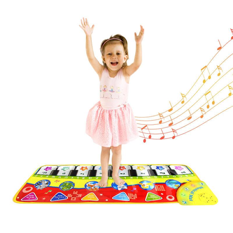 Baby Piano Mats Music Touch Play Game Musical Carpet Mat Educational ...
