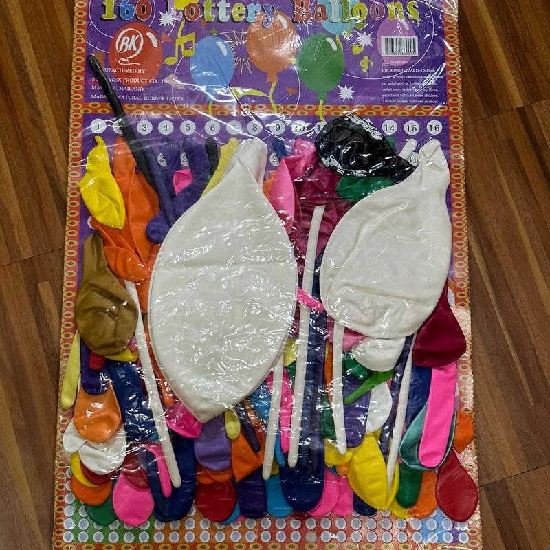 Lottery Balloons 160pcs - TikTok Shop Philippines