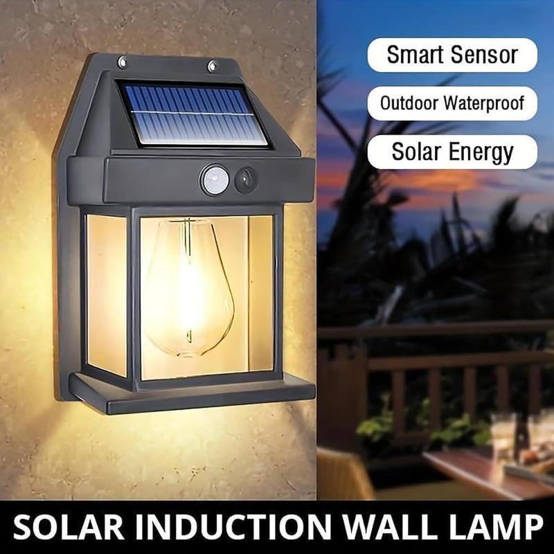 JHD Solar Wall Light Outdoor Waterproof Lighting (Warm Light - TikTok Shop Philippines