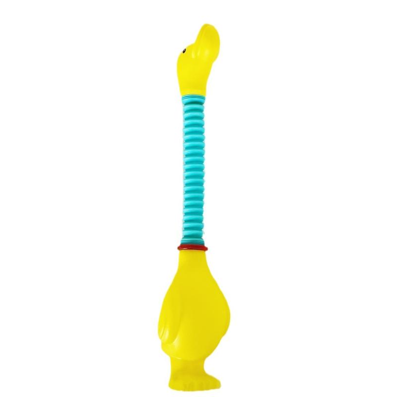 Pop Tubes Pull Tube Small Yellow Duck Extension Tube Toy BB Whistle ...