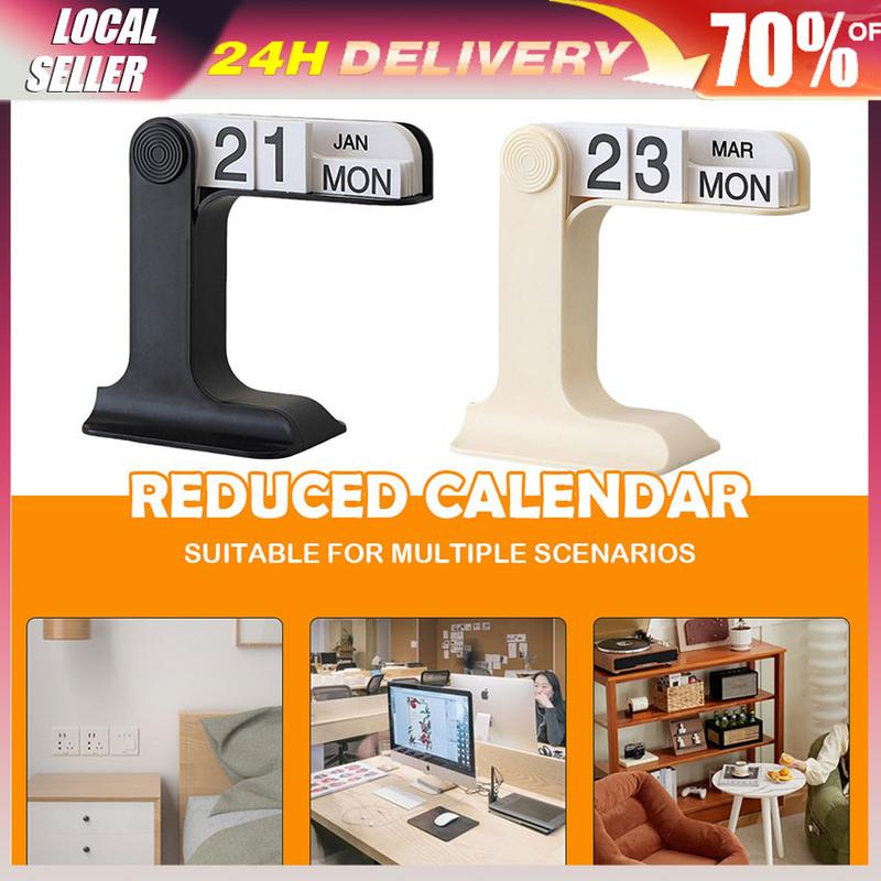 Unique Flip Calendar Page-turning Black/White Modern Desktop - TikTok ...