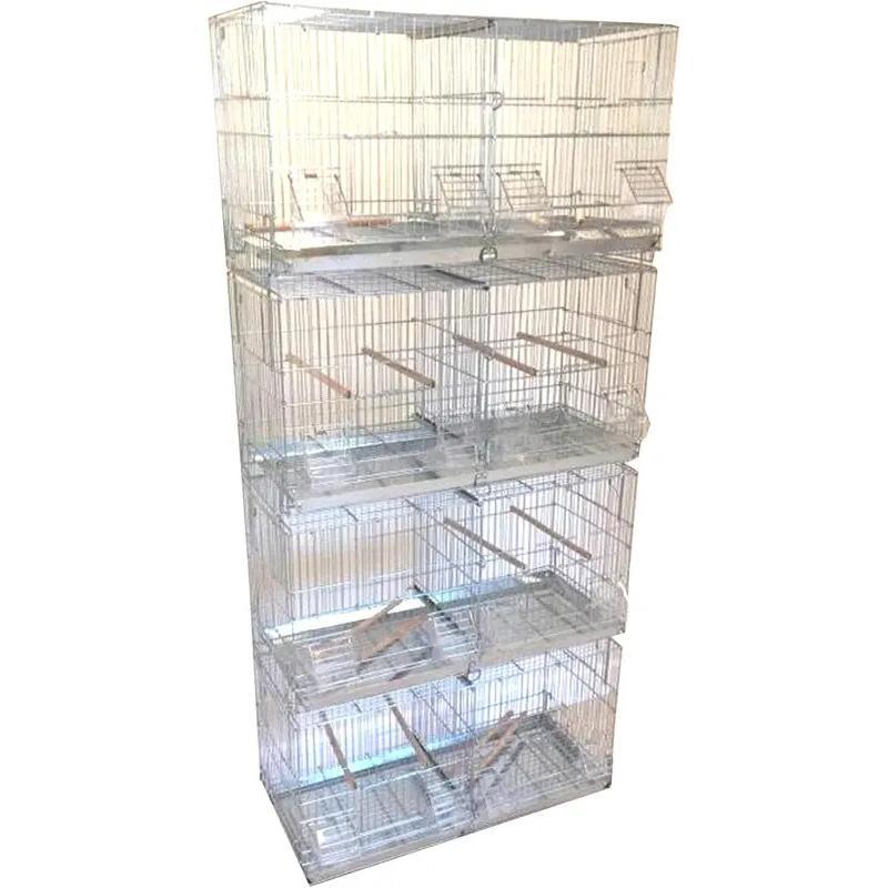 NO Rust Galvanized Zinc Stackable Breeder Bird Flight Cage Side ...