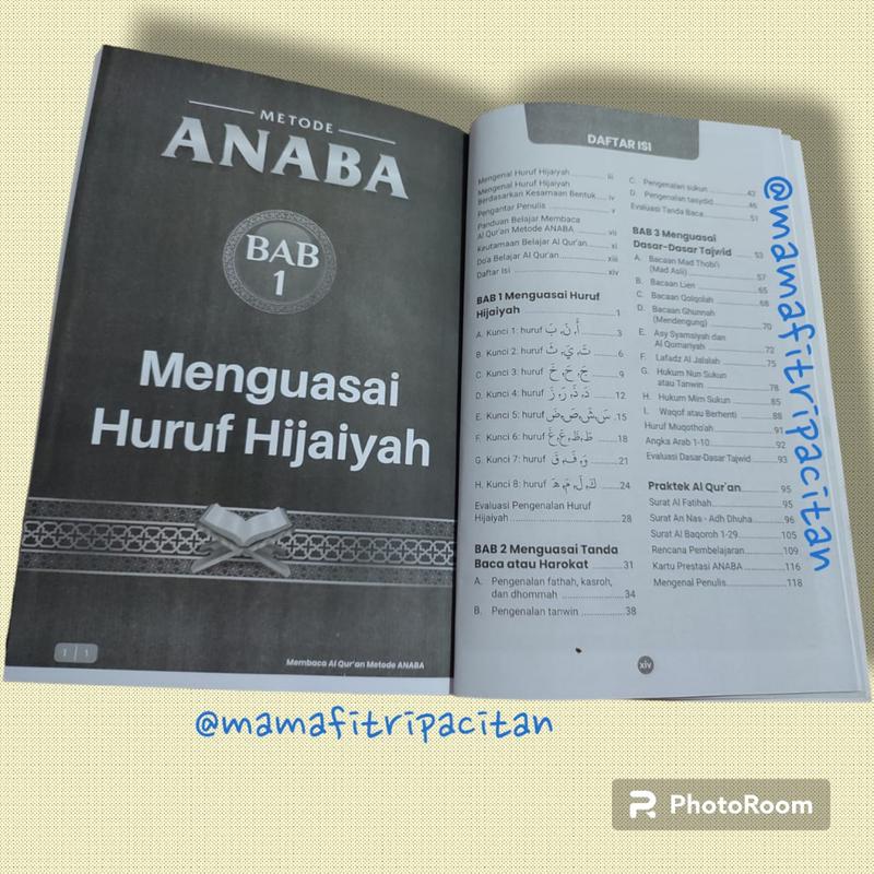 Buku Metode ANABA mudah Belajar Membaca Al Quran Metode ANABA - Shop ...