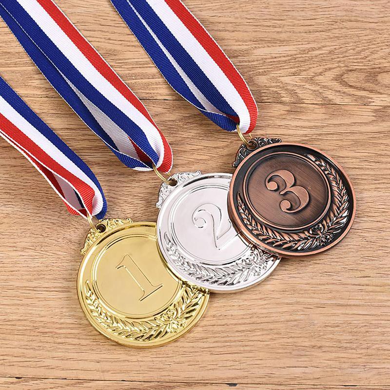 Medali Warna Emas Perak Perunggu Plus Medalion Mendali Gold Silver ...