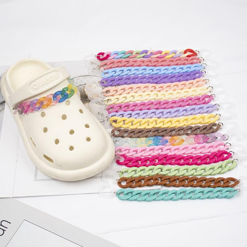 Rantai Hiasan Gancu Kasut, JIbbitz Charms DIY, Panjang 22cm, INS ...