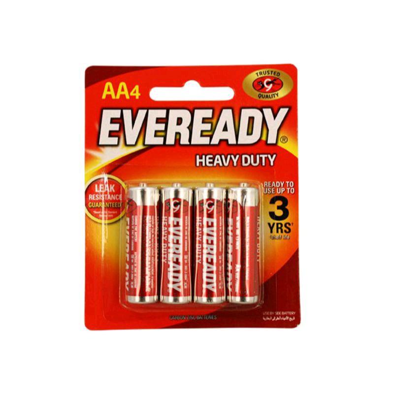 Eveready AA4 Heavy Duty/ Bateri / Battery/ Jam/ Mainan/ Batteries ...