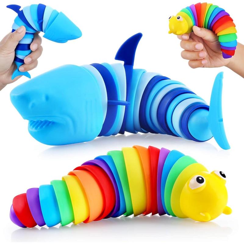 Fidget Toys Slug ,Sensory Slug Fidget Toy for Kids ,Toddler Sensory ...