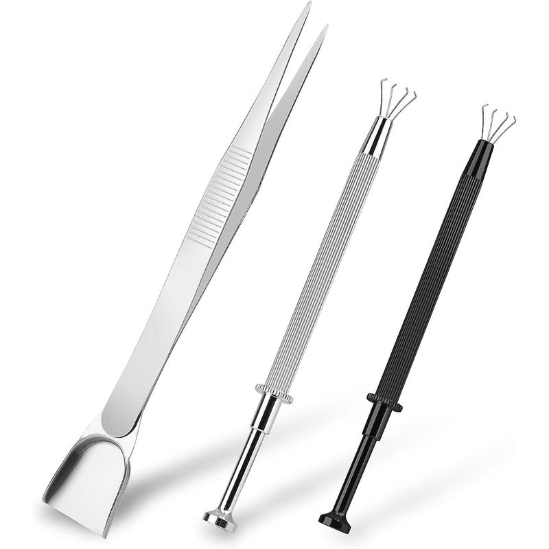 3 count Grabber Tool Holder Set Jeweler's Pick Up Sprinkle Pen Tweezers ...