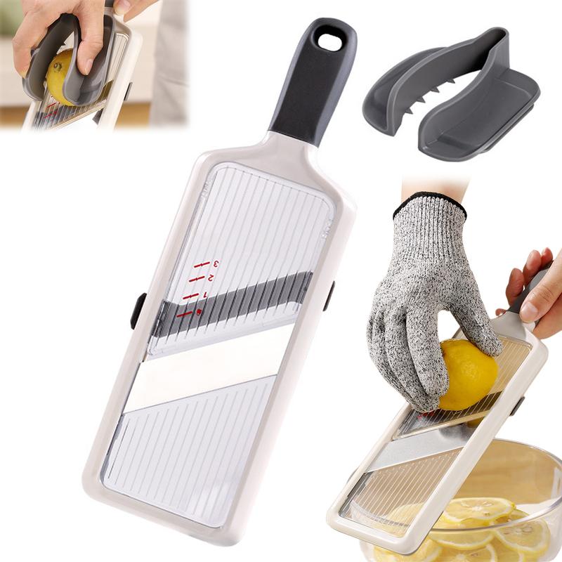 Handheld Mandoline Slicer Adjustable Blade Food Slicer Time-saving ...