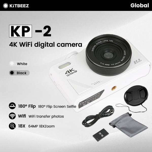 【KiTBEEZ KP-2】4K WiFi Digital Camera Digital Camera 64MP WiF - TikTok ...