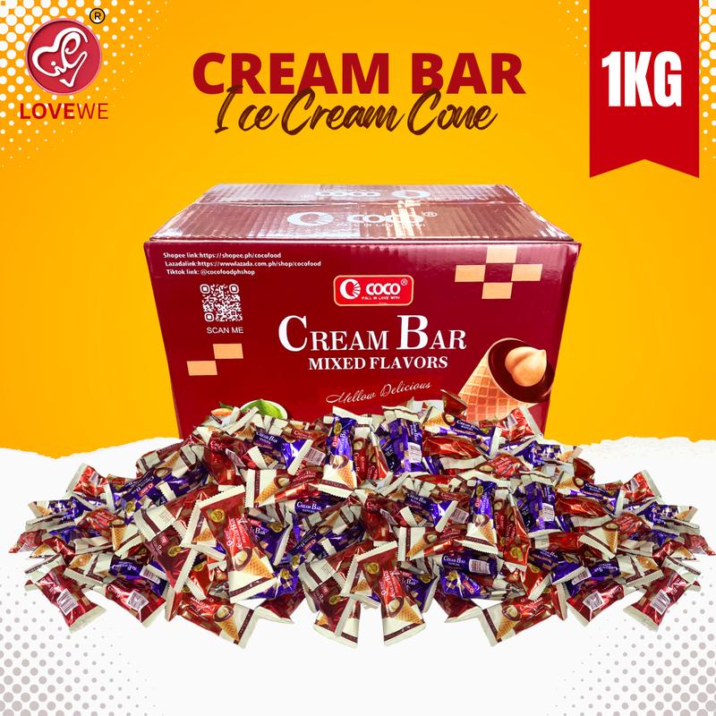 Premium Coco Creambar - Bulk Pack of 85-90 Pieces, 1kg Box - - TikTok ...
