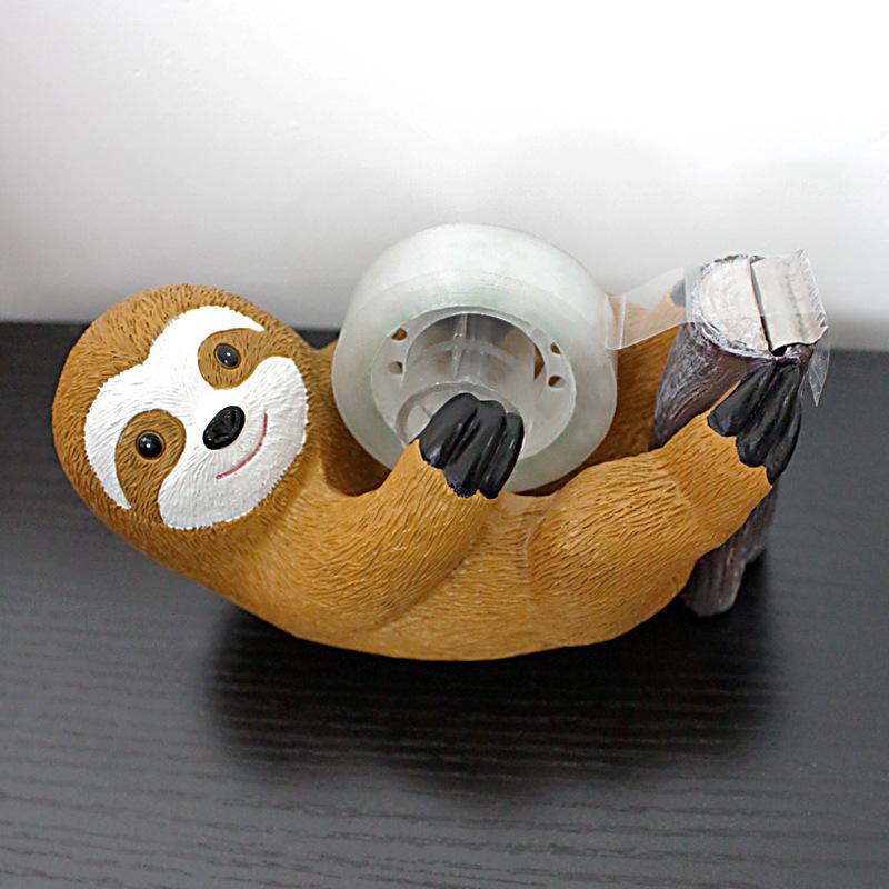 New Cute Sloth Tape Dispenser Creative Office Desktop Ornament - TikTok ...