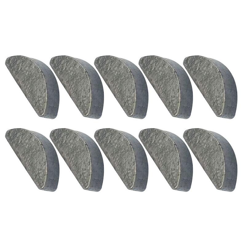 10PCS Carbon Steel Key Assortment Set Metric Half Moon Shaft - TikTok ...