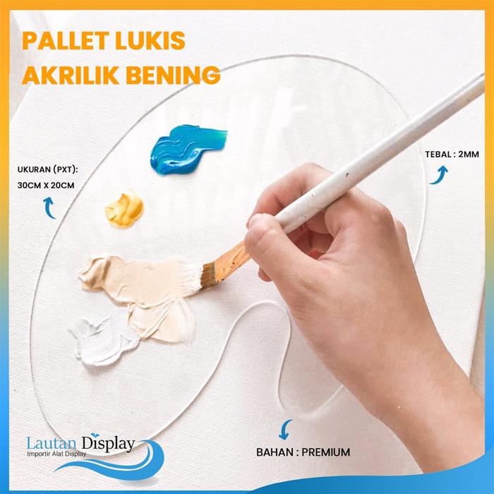 Promo Palet Lukis Akrilik - Pallete Tempat Cat Air Palette Cat Air ...