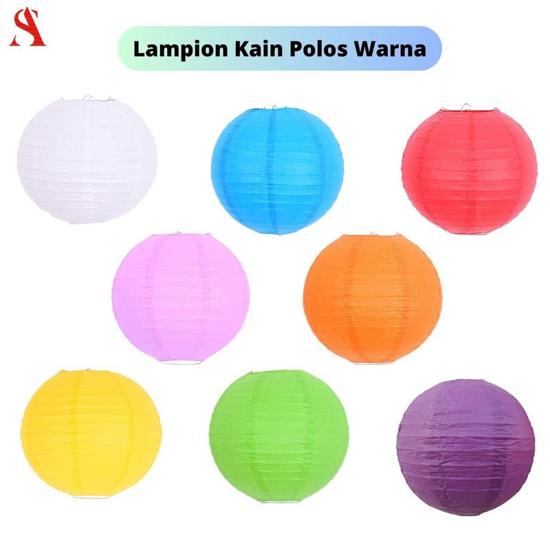 Lampion Kain Polos Lampion Warna Warni Lampu Lampion Dekorasi - Shop ...