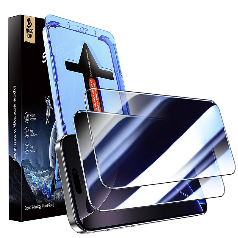 MAGIC JOHN Screen Protector 2 Pack for iPhone, Samsung, and Google–Clear - TikTok Shop