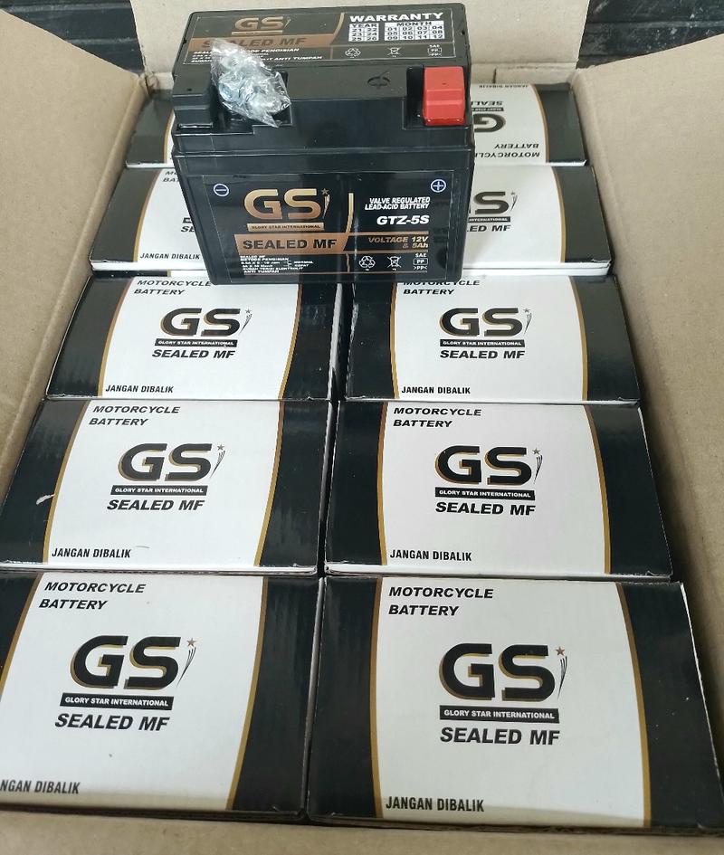 AKI MOTOR MURAH,AKI MOTOR KERING GTZ - 5 12V 5 AMPER BEAT F1,VARIO 125 ...