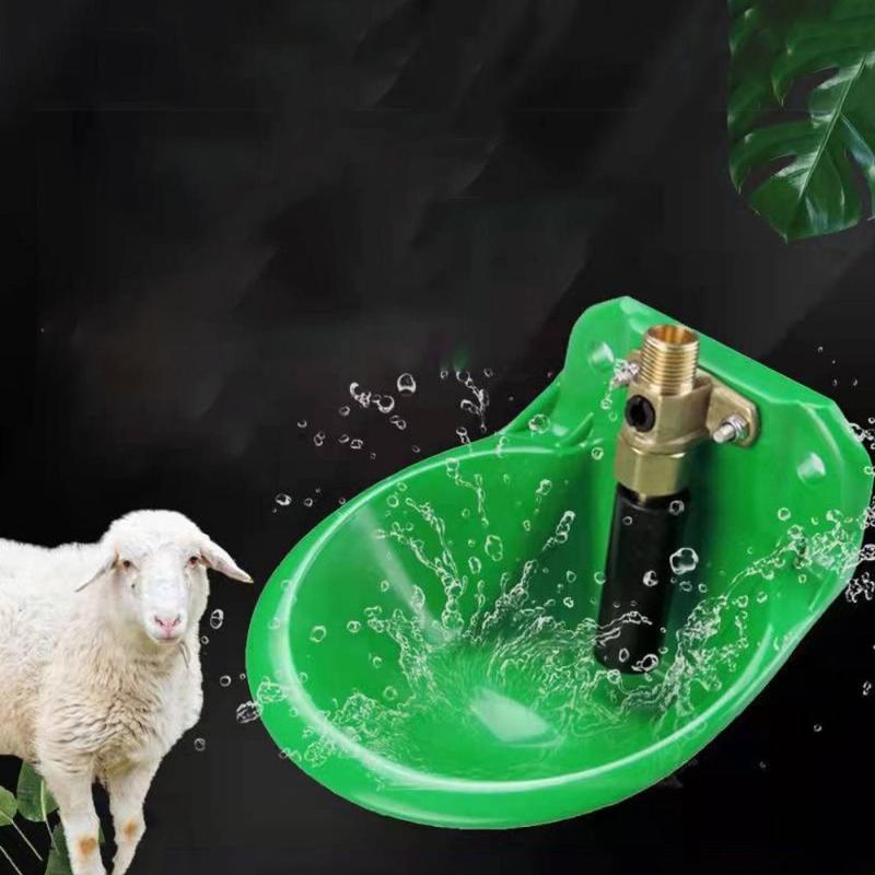Water Dispenser Green Sheep Goat Drinker Bowl Plastic Automatic ...