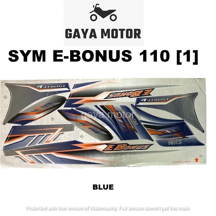SYM E-Bonus 110 (1) Body Sticker - TikTok Shop Malaysia