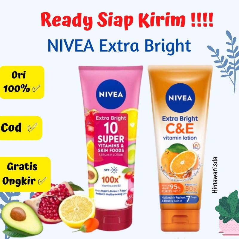 Nivea Extra Bright Series Nivea Super Vitamin Nivea C & E Vitamin ...