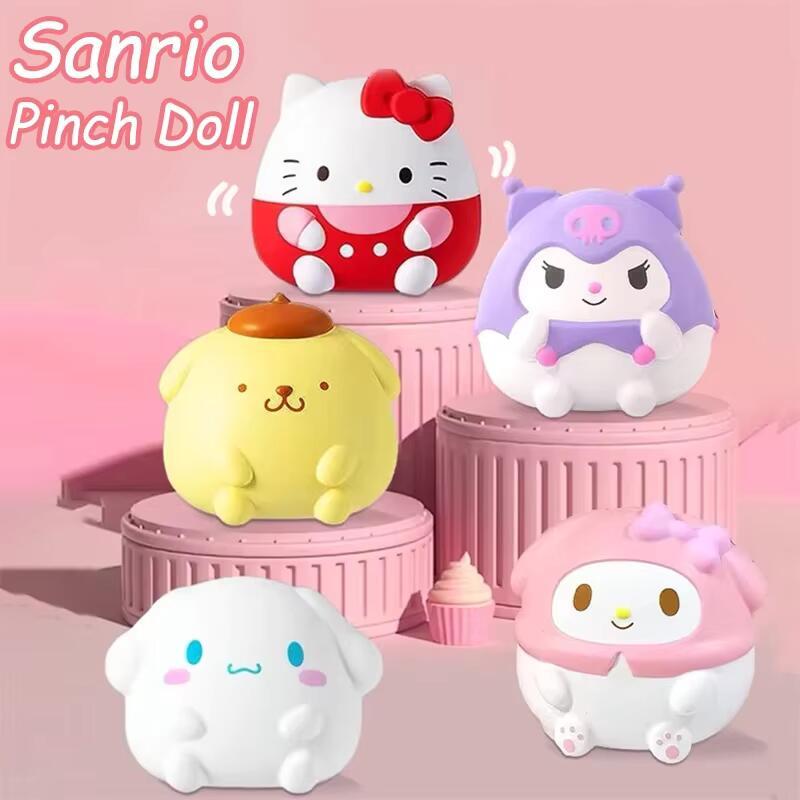 Sanrio Hello Kitty Kuromi Stress Relief Squishy Hand Pinch Toy - TikTok ...