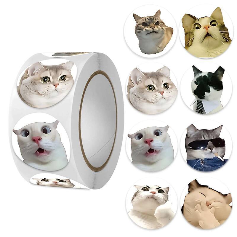 500pcs Cartoon Meme Cat School Reward Stickers Classroom Decor - TikTok ...