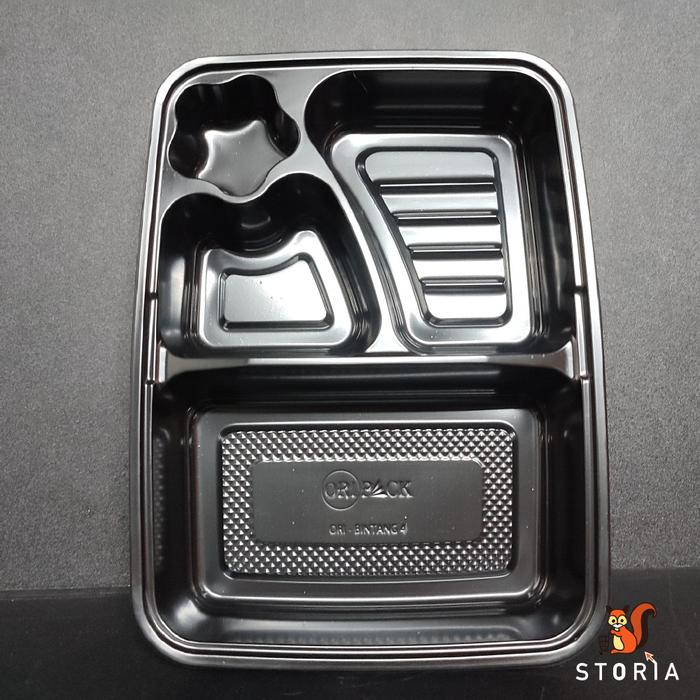 Jual Box Bento / Mika Bento / Kotak Makan Bento 4 Sekat Tebal Tahan ...