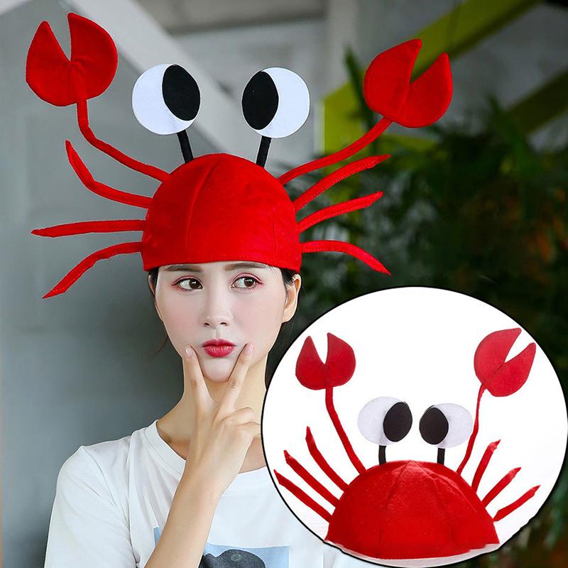 [qm]Red Lobster Crab Sea Animal Hat Funny Christmas Gift Costume ...
