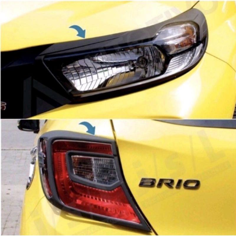 ALL NEW BRIO 2018 2020 2021 GARNISH LAMPU HEAD TAIL LAMP DEPAN BELAKANG ...