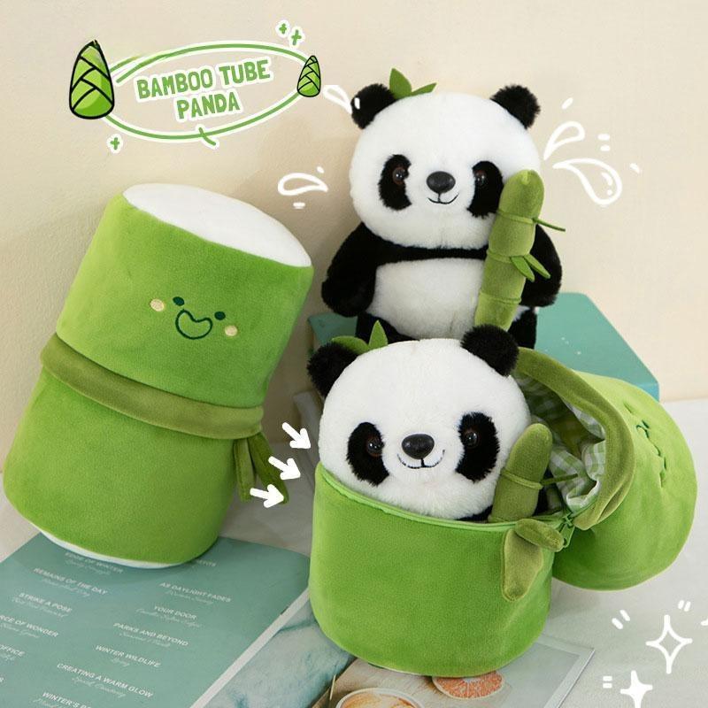 Kawaii Bamboo Panda Doll Plush Dolls Toy Soft Stuffed Plush Plushie ...