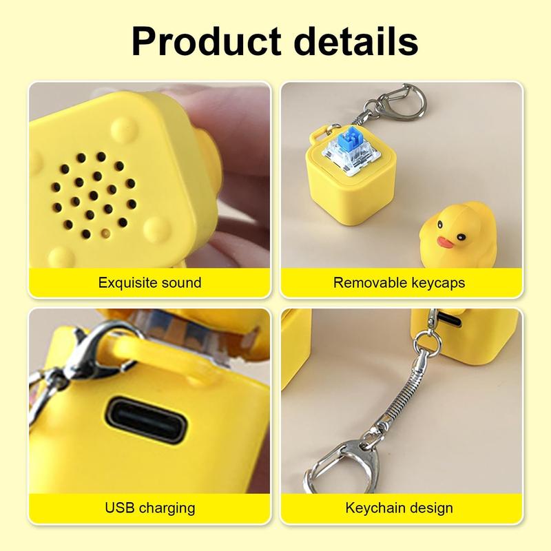 Duck Quacking Keychain & Cat Meowing Keychain, Funny Quackin - TikTok Shop