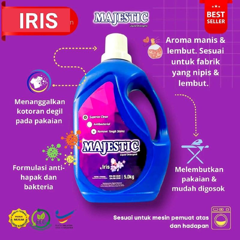 SABUN PENCUCI PAKAIAN MAJESTIC Pewangi Laundry Detergent - TikTok Shop ...