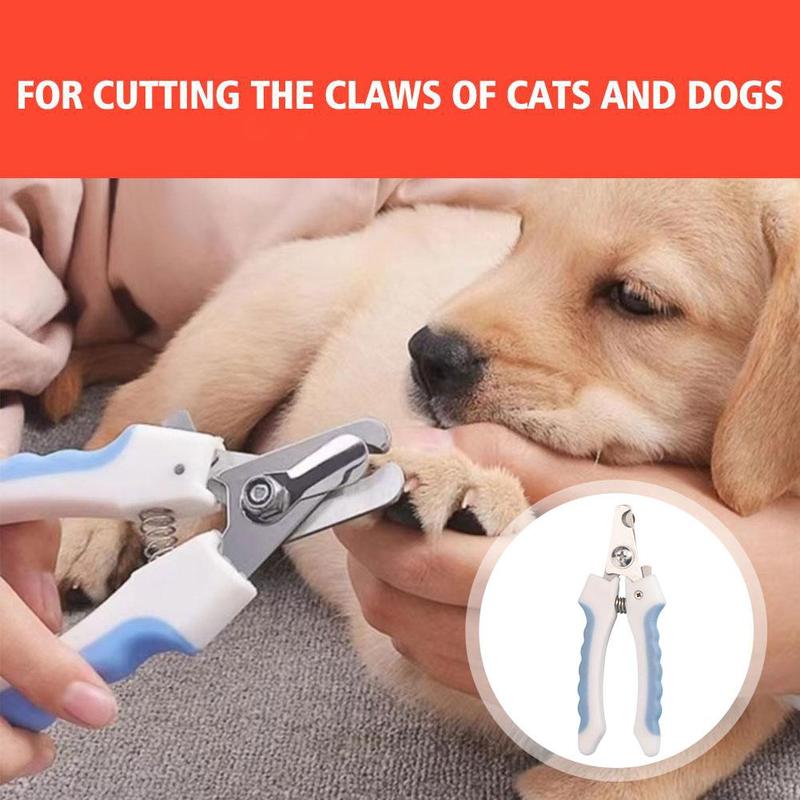 Stainless Steel Pet Nail Clippers with Comfortable Silicon Handles ...