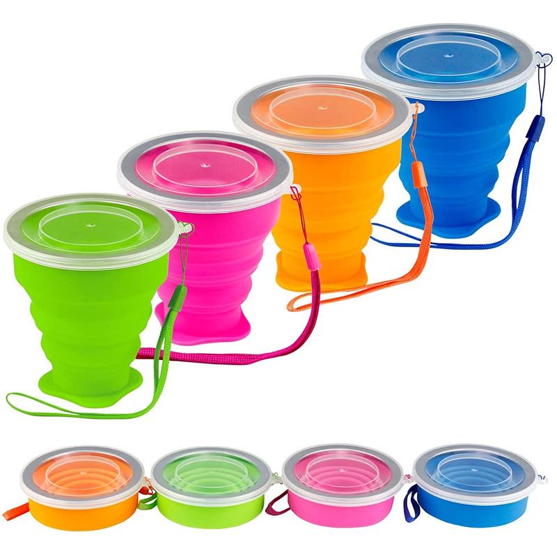 Silicone Retractable Folding Water Cup Portable Safety Healthy - TikTok ...