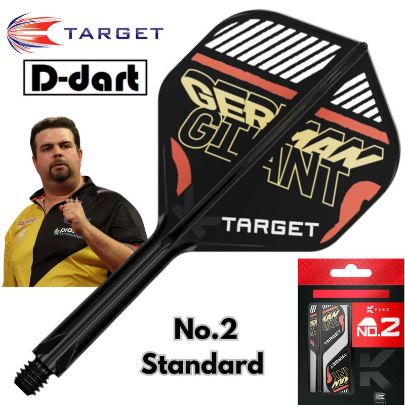 TARGET K FLEX DARTS FLIGHT-【No.2】STANDARD GABRIEL CLEMENS K-Flex ...
