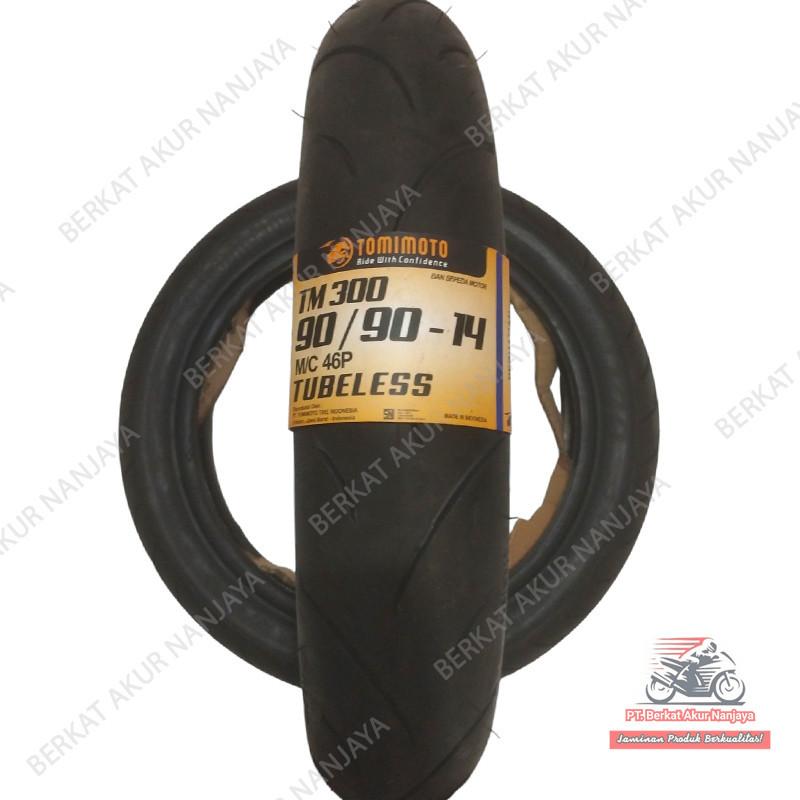 Ban Motor Matic TOMIMOTO TM300 RING 14 80/90-14 90/90-14 TUBELESS Free ...