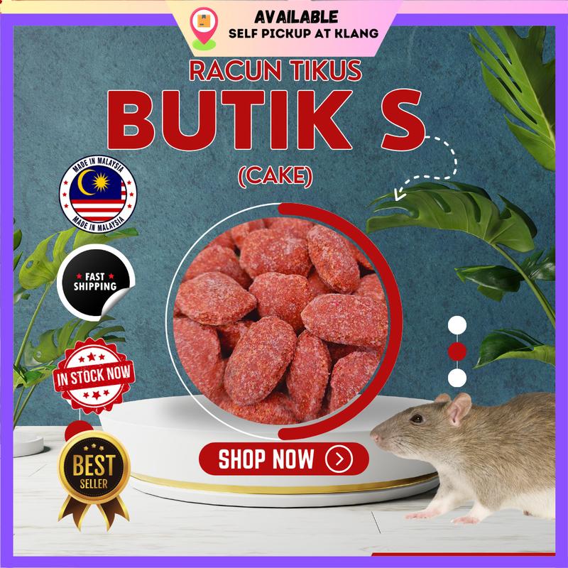 Racun Tikus Butik S 50g/Pack - Rat Bait Cake Indoor Mouse Infestation ...