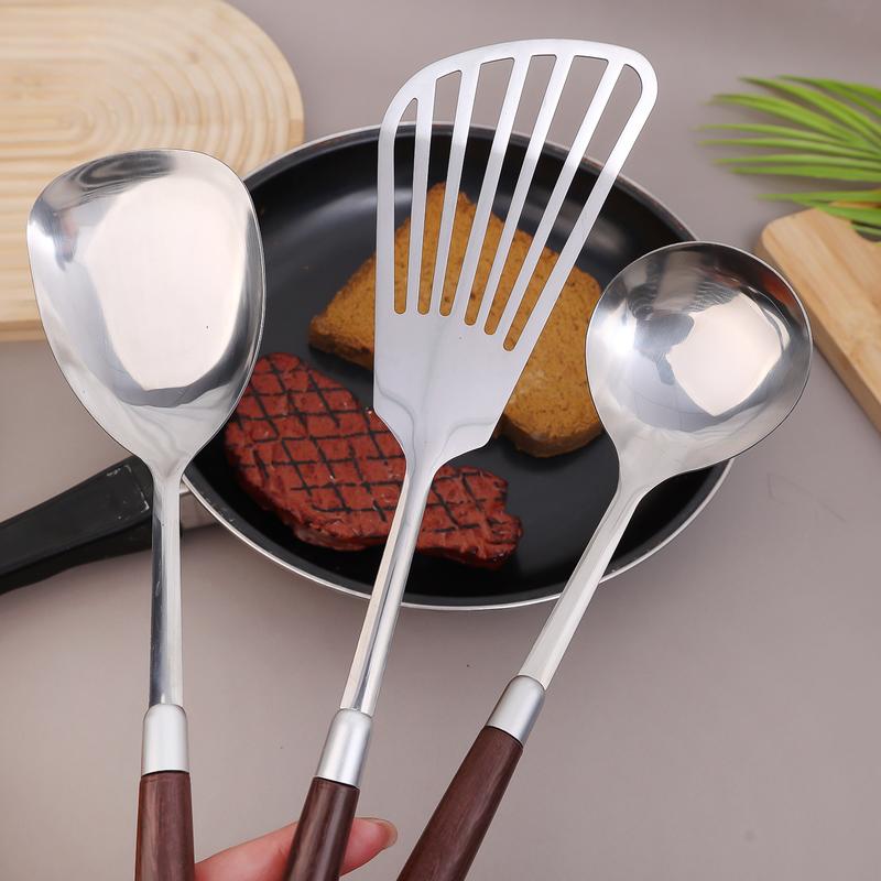 Perkakas Dapur Keluli Tahan Karat, 1pc, Sudu Memasak Mini Is - TikTok ...