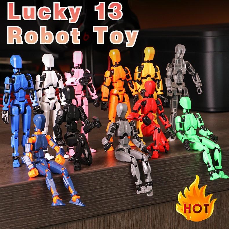 Lucky 13 Action Figure Magnetic 3D Robot Toy Movable Figures - TikTok ...