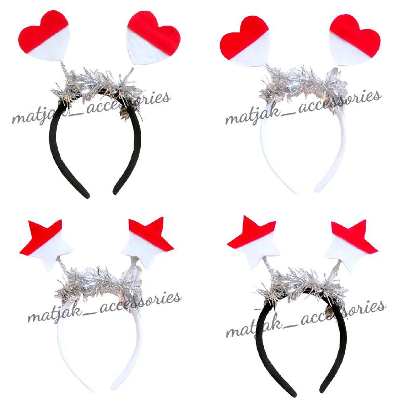 Bando Bendera Merah Putih Indonesia Bando Tuing Tuing Per Love Bintang ...
