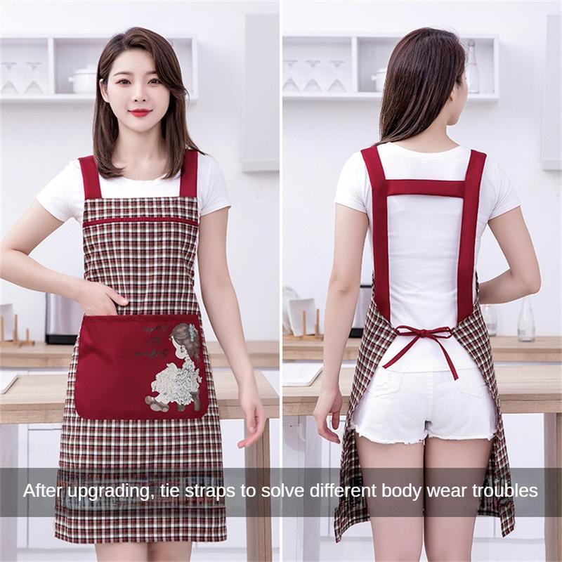 Apron Kapas Sifon, Fesyen, Apron Penghalang H, Apron Memasak - TikTok ...