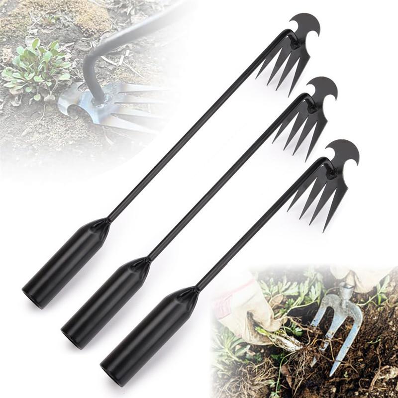 30-50cm Uprooting Weeding Tool Garden Rake with Long Handle High ...