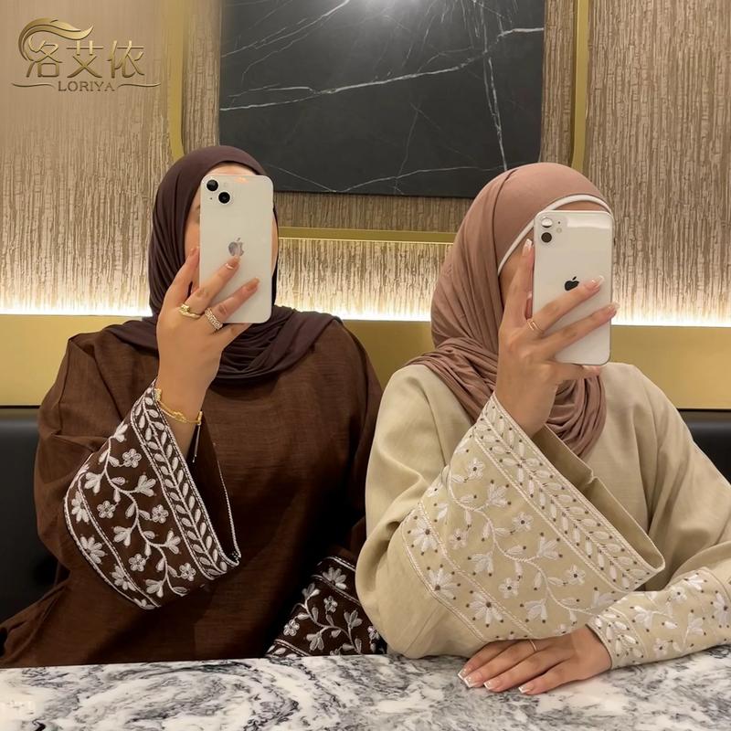 Dubai Middle East Turkey Dubai Embroidery Elegant Dress Gown - TikTok ...