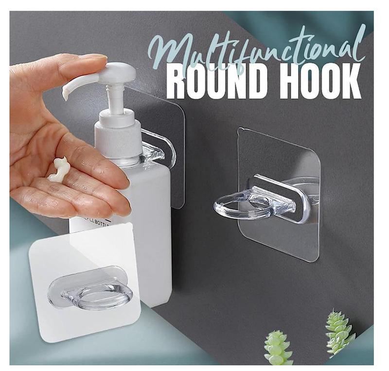 Multifunctional Round Hook, Adhesive Wall Hooks, Shower Wall - TikTok ...