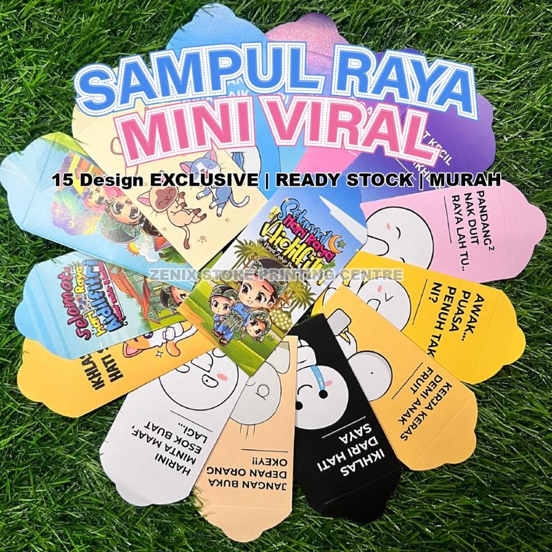 SAMPUL RAYA MINI 2026 | 15 Design EXCLUSIVE | READY STOCK | MURAH ...