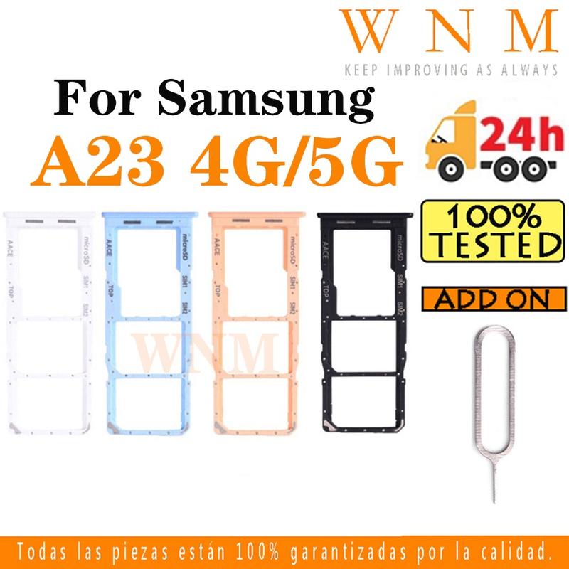 For Samsung Galaxy A23 4G / 5G Sim Card Tray For Samsung A235 A236 Sim ...