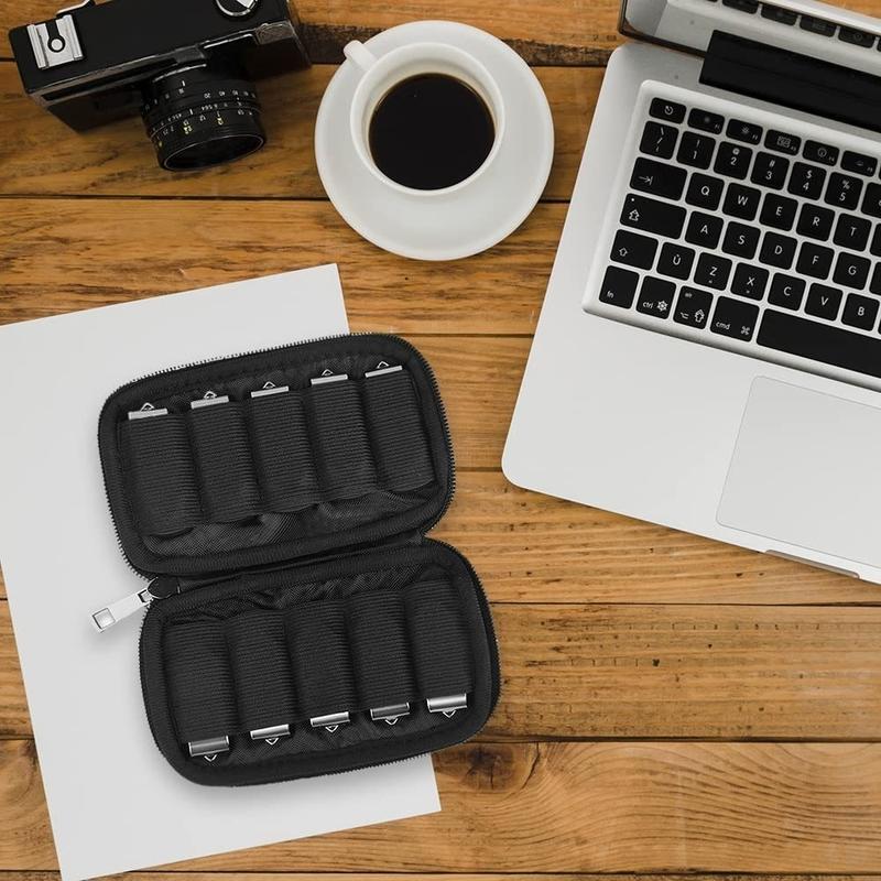 New USB Flash Drive Storage Bag Polyester 6-slots 10-slots Handbag ...