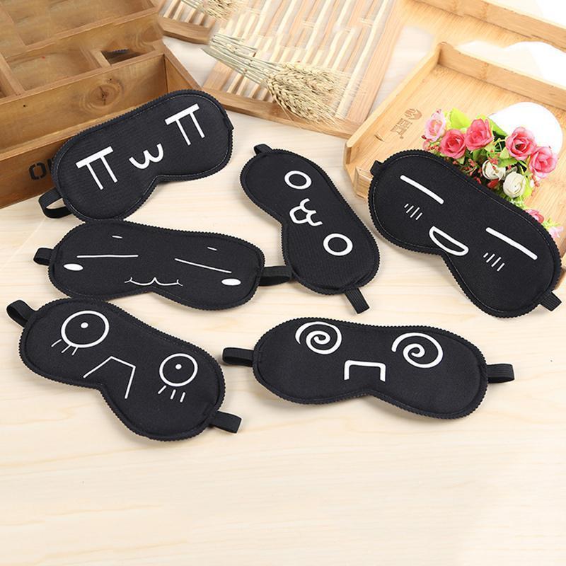 1 Piece Of Cute Cartoon Sleeping Eye Mask, Soft Blackout Auxiliary ...
