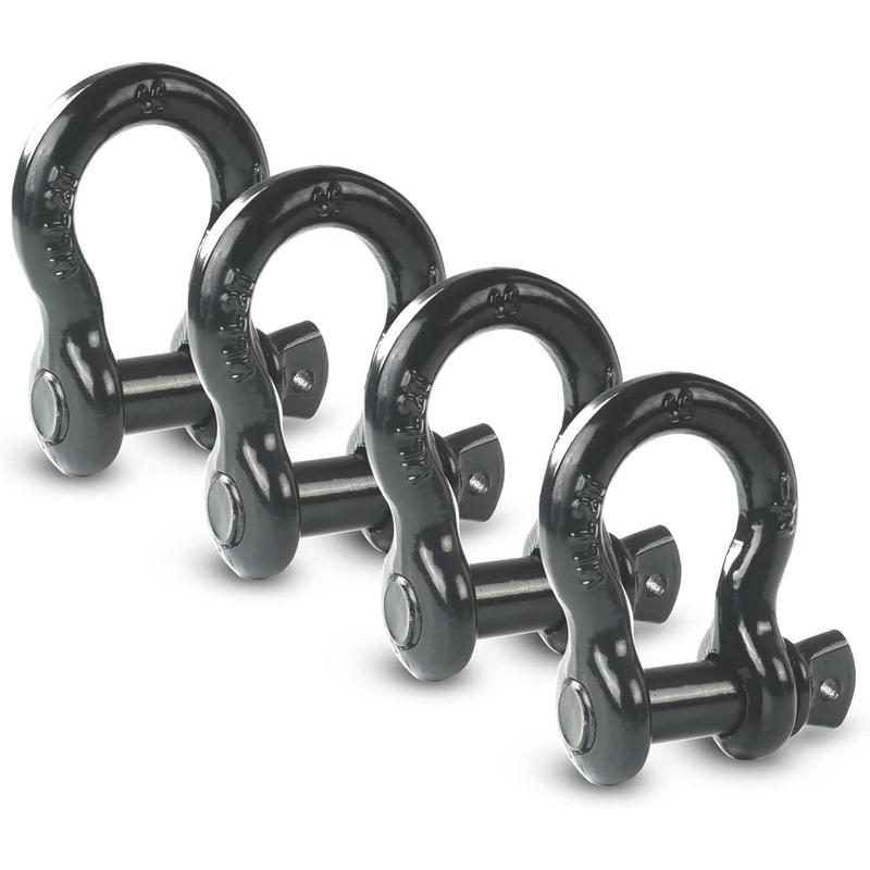 1/2" D Ring Shackle Bow with Screw Pin Clevis 2 ton Working - TikTok Shop