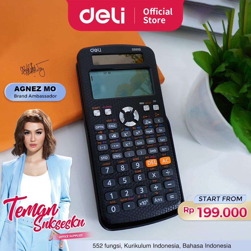 Deli Kalkulator Ilmiah / Kalkulator Sekolah / Scientific Calculator ...